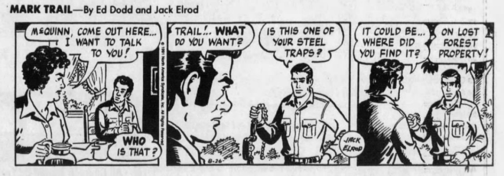 This is the comic strip Mark Trail? - Ramblin' with Roger